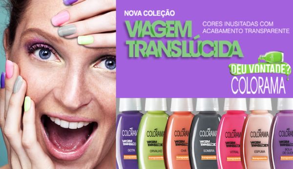 Coleção Viagem Translúcida Colorama